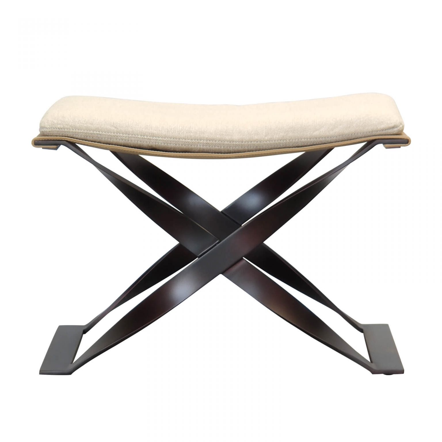 metal X-framed dressing stool - attractive small stool Classic Chair