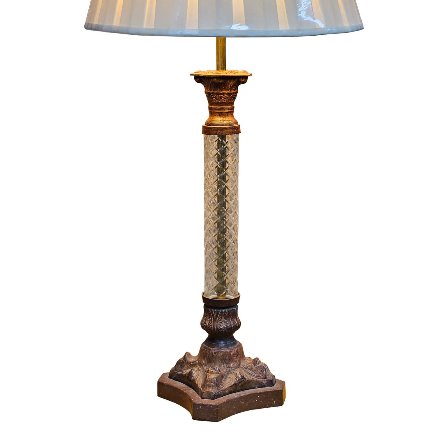 Glass Column Table Lamp LT COL 2 - Signature Range Lighting