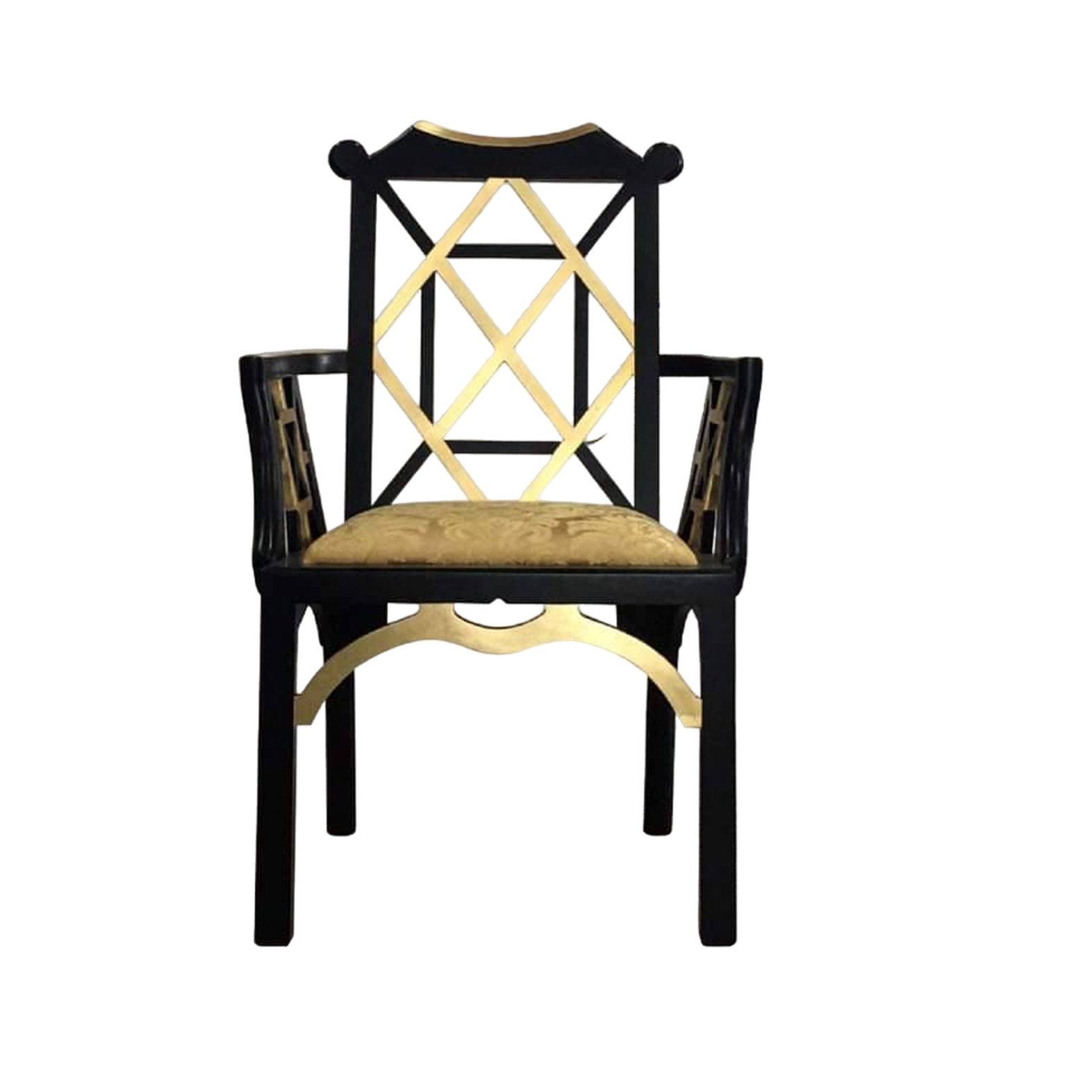 Decorated fan back chair - Classic Chair